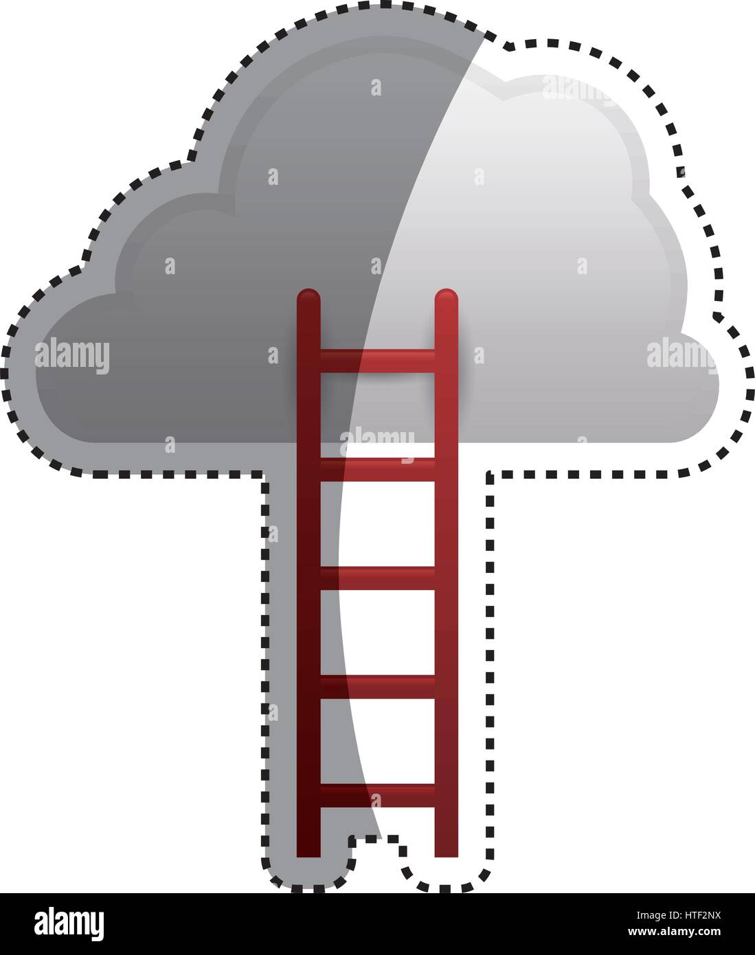 Ladder to heaven Stock Vector Image & Art - Alamy