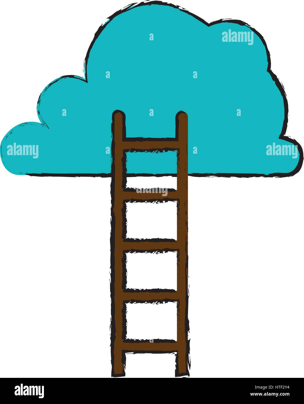 Ladder to heaven Stock Vector Image & Art - Alamy