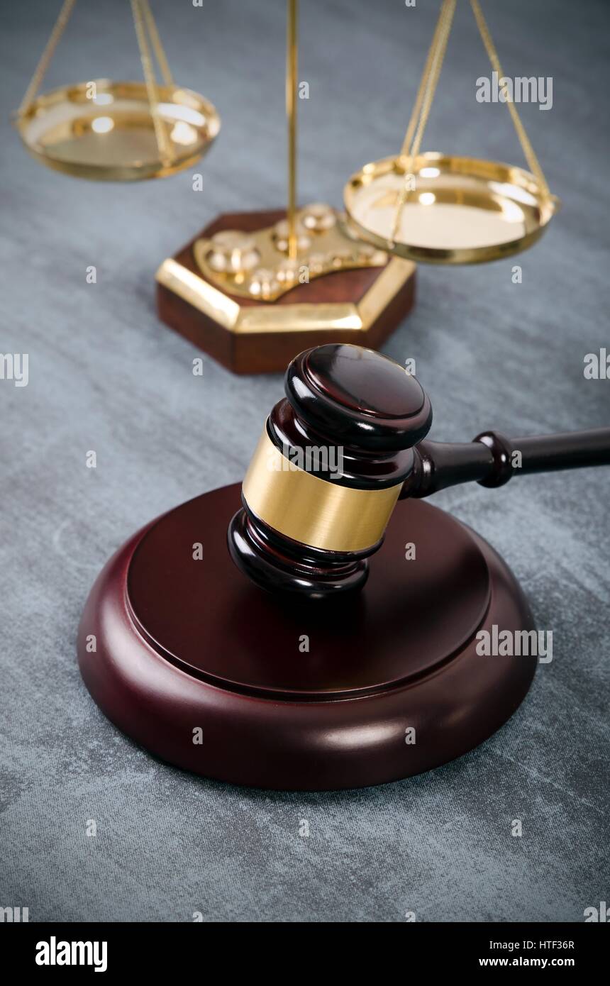 Justice and law composition. gavel law attorney court weight scale ...