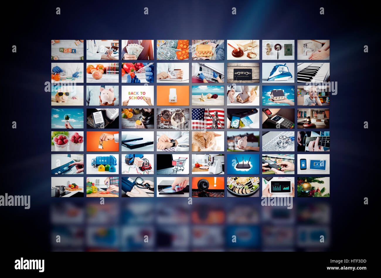 Multimedia video wall television broadcast. multimedia wall television ...