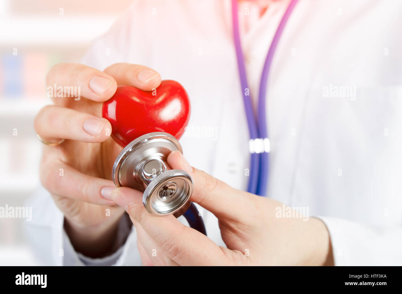 Cardiologist holding heart 3D model. heart medicine doctor healthcare ...