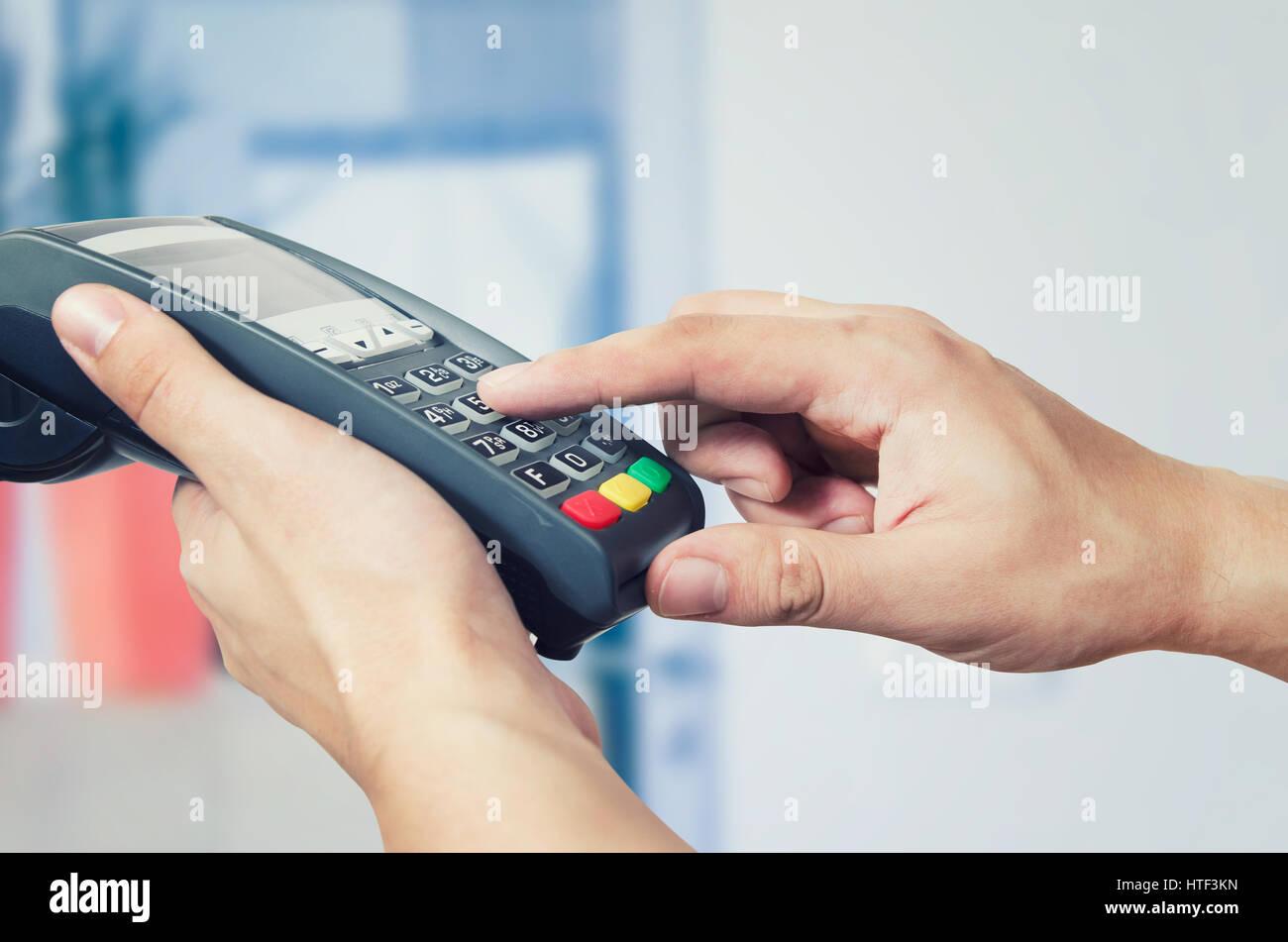 Credit card swipe terminal hi-res stock photography and images - Alamy