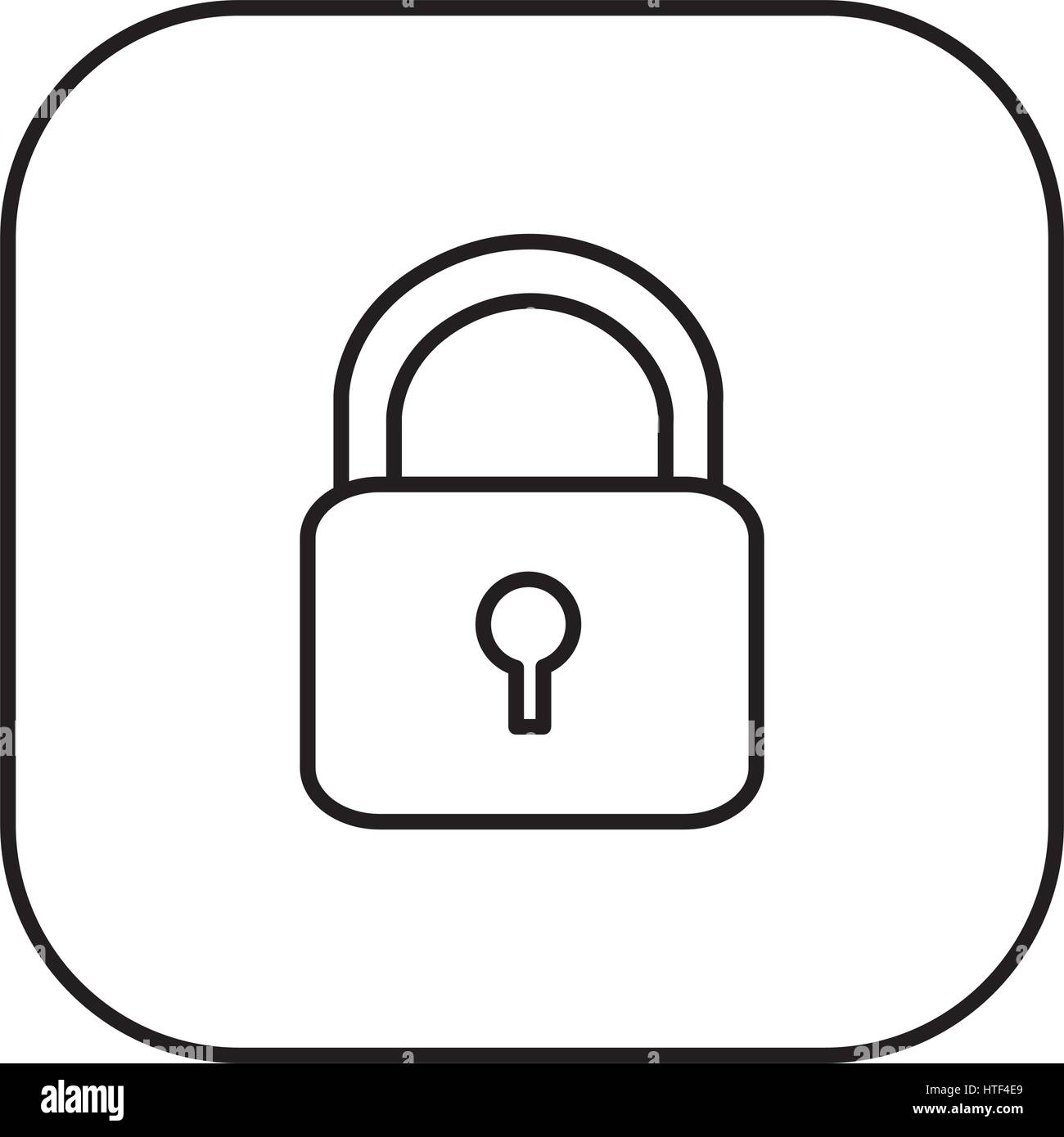 figure symbol lock icon Stock Vector Image & Art - Alamy