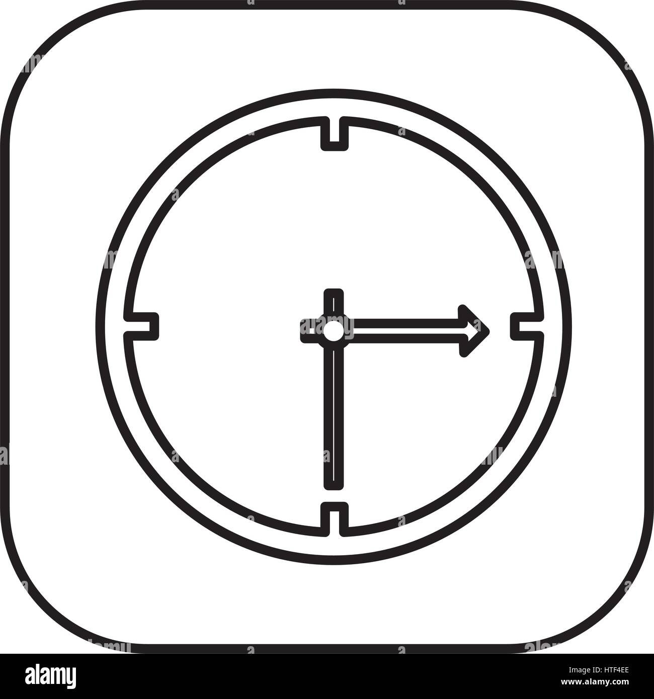 figure symbol clock icon Stock Vector Image & Art - Alamy