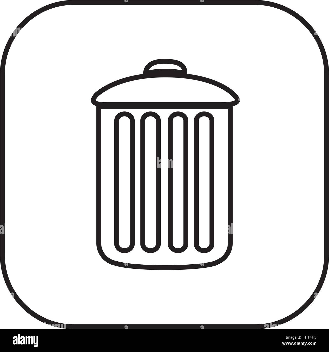 figure symbol can trash icon Stock Vector Image & Art - Alamy