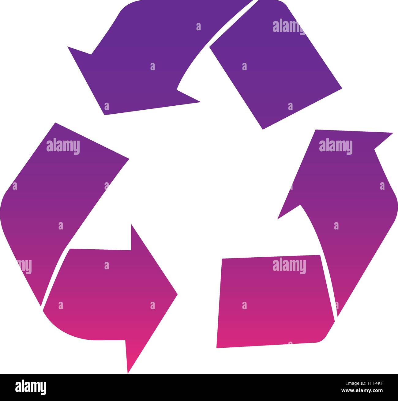 purple recycle sign icon Stock Vector Image & Art - Alamy