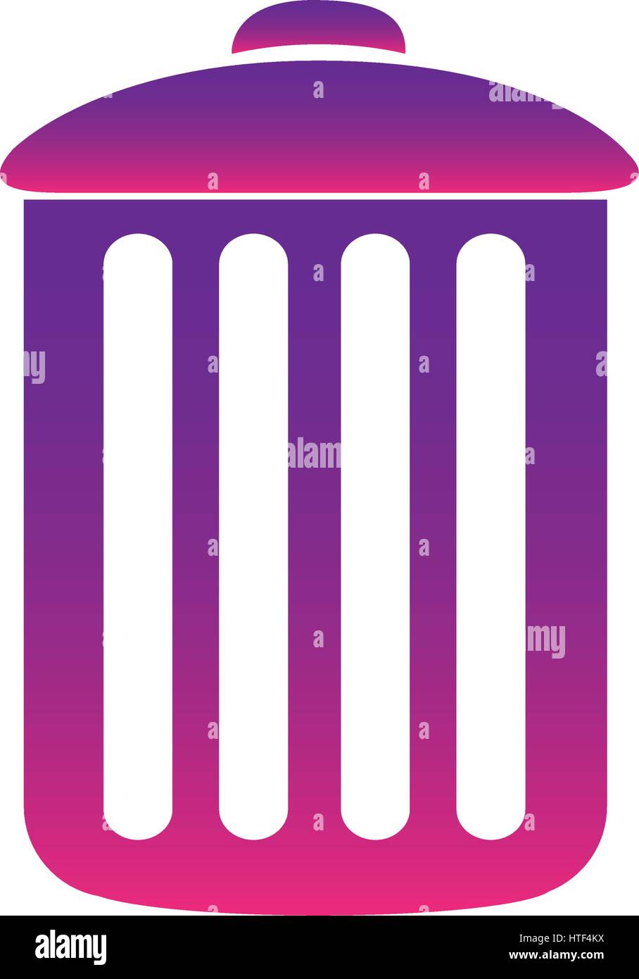 purple can trash icon Stock Vector Image & Art - Alamy