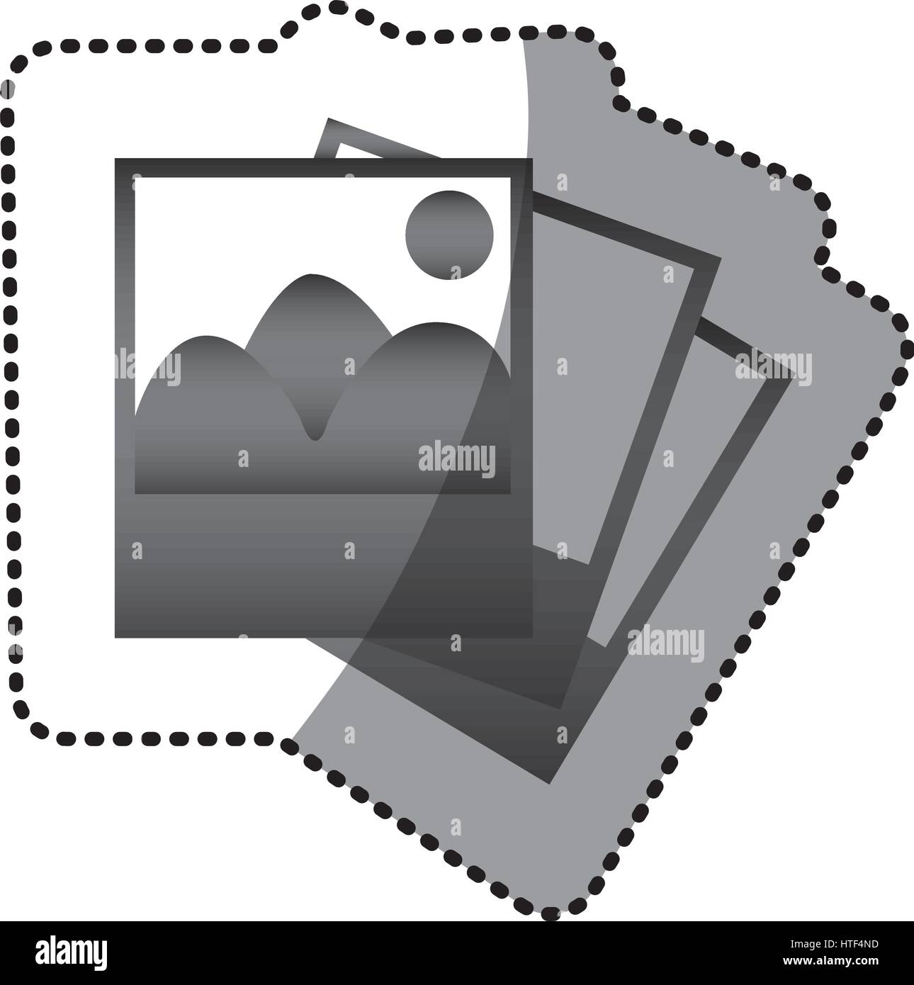 grayscale pictures photos icon Stock Vector Image & Art - Alamy