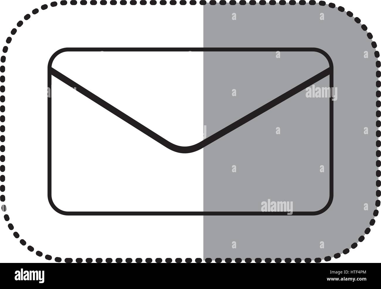 figure e-mail message icon Stock Vector Image & Art - Alamy