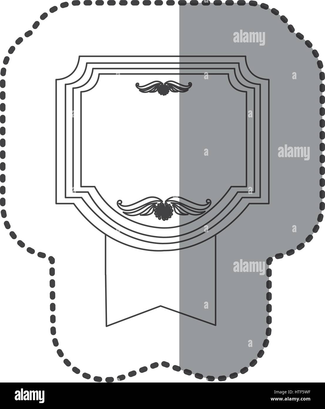 contour emblem with symbols inside icon Stock Vector Image & Art - Alamy