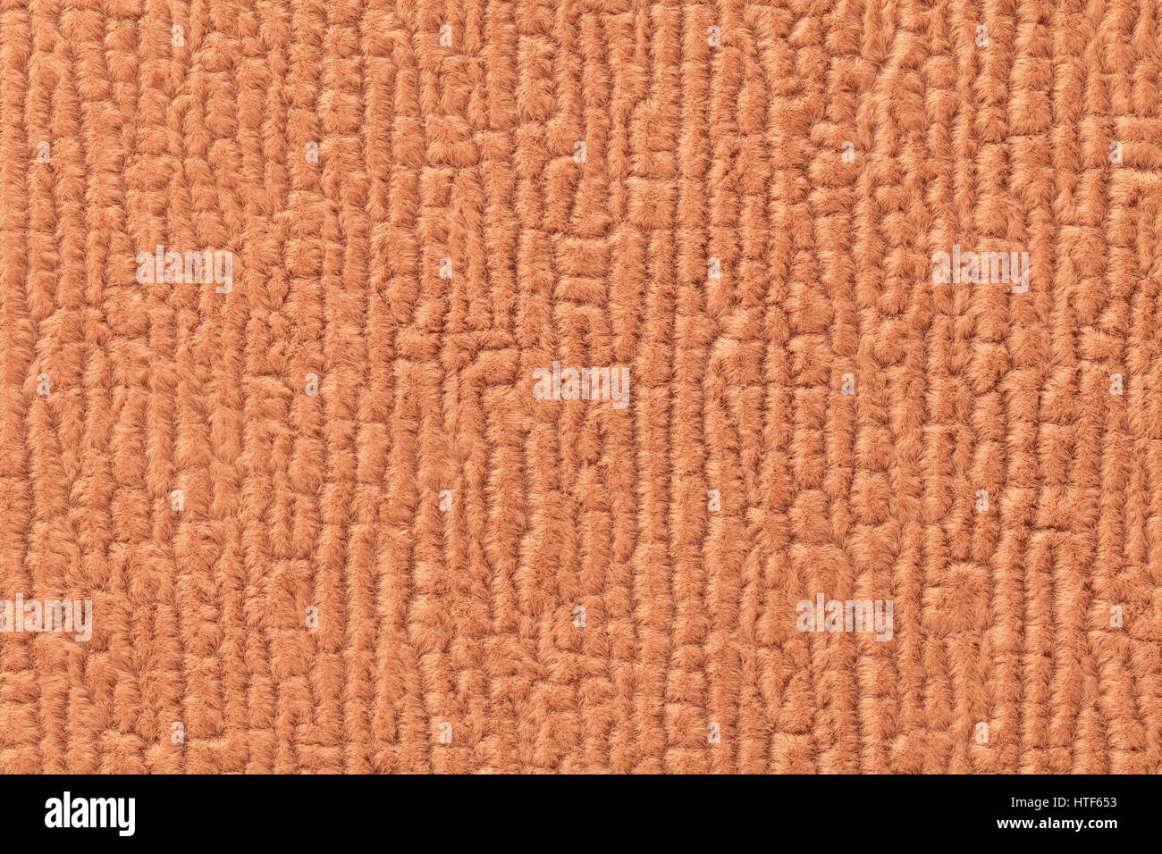 Orange fluffy background of soft, fleecy cloth. Texture of textile ...