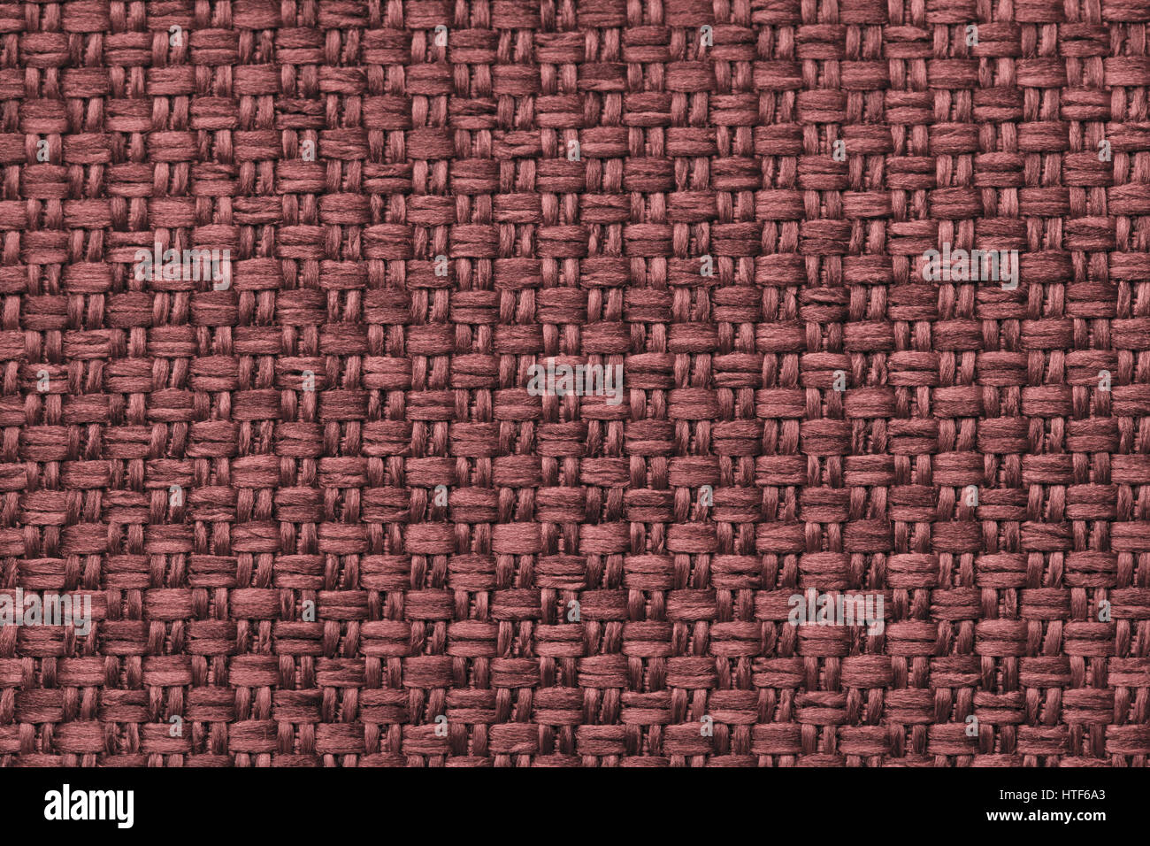 Red brown color background with checkered pattern, closeup. Structure ...