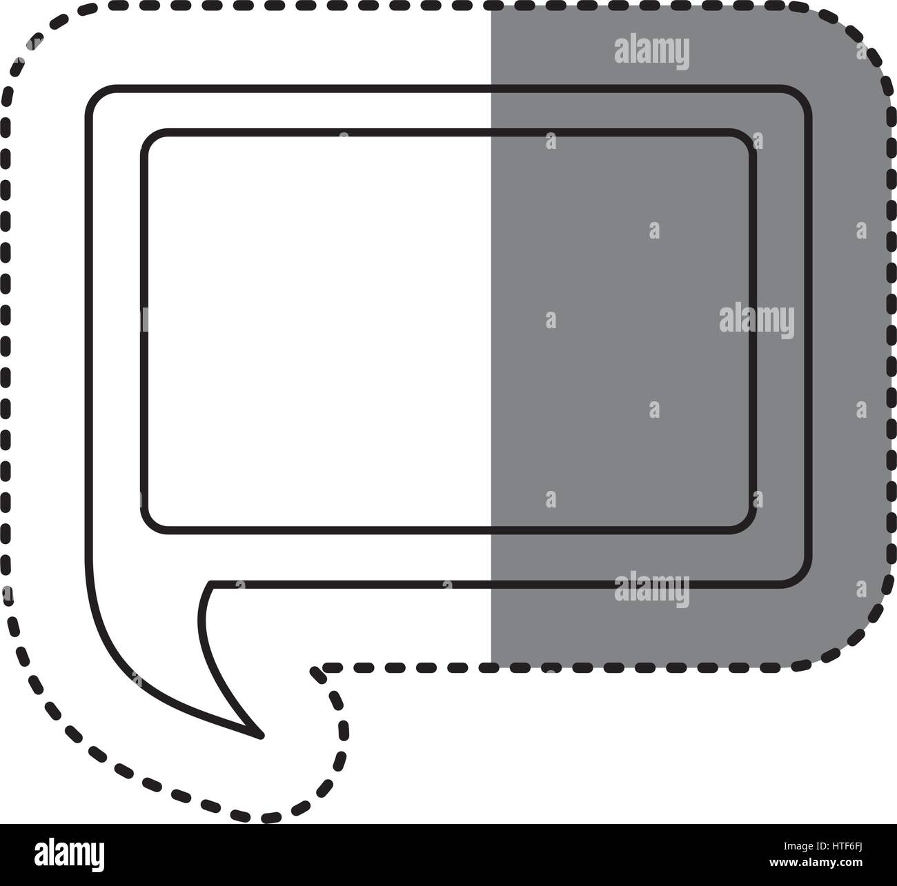 Sticker Callout Dialogue Shape Rectangle Stock Photos & Sticker Callout ...
