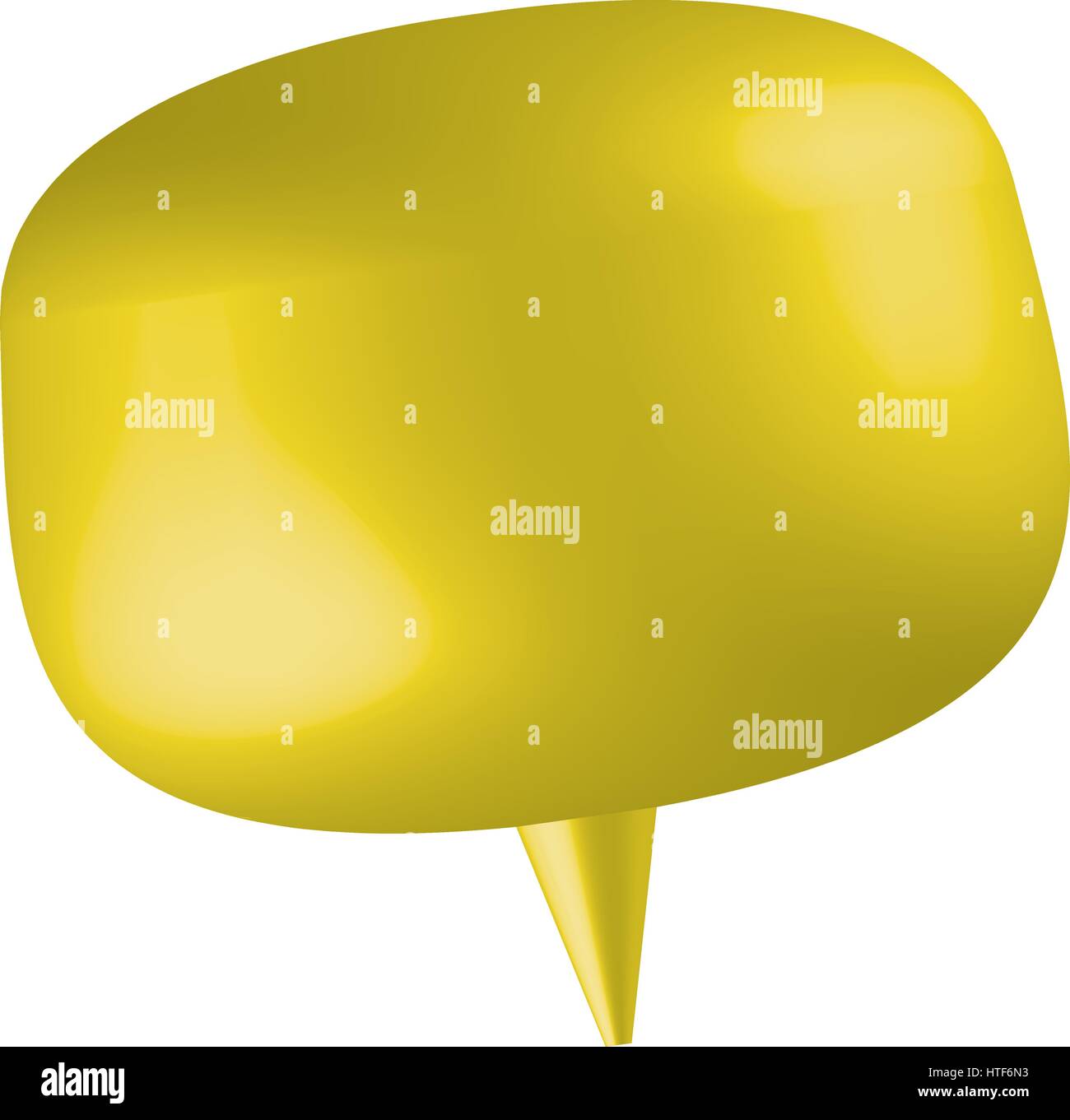 realistic silhouette of rounded square speech Stock Vector Image & Art ...