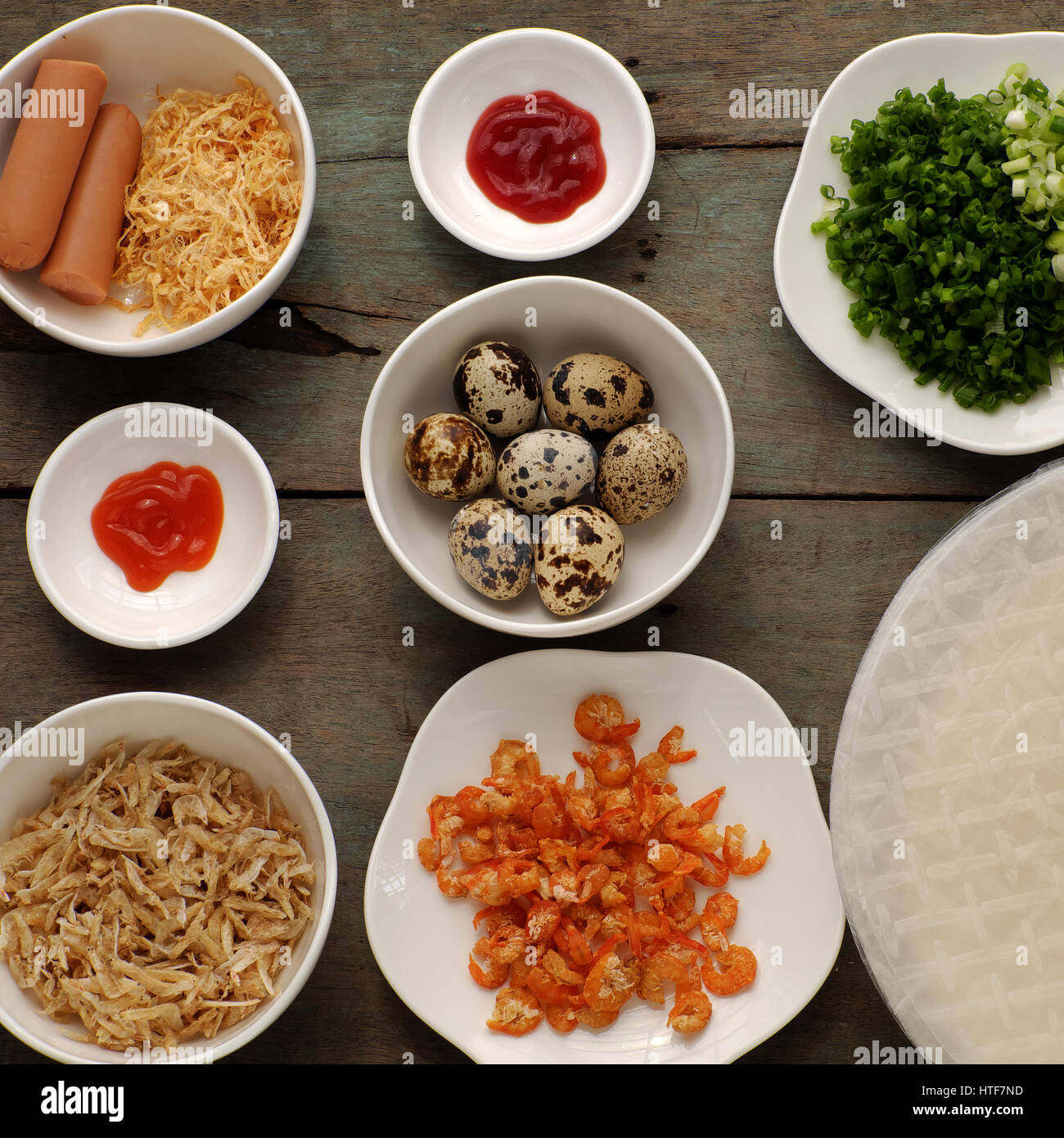 Vietnamese street food, baked girdle cake, famous snack food make from ...