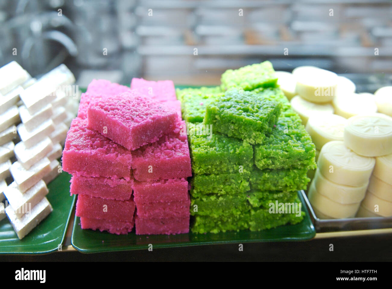 Traditional Indian cakes in shop Stock Photo - Alamy