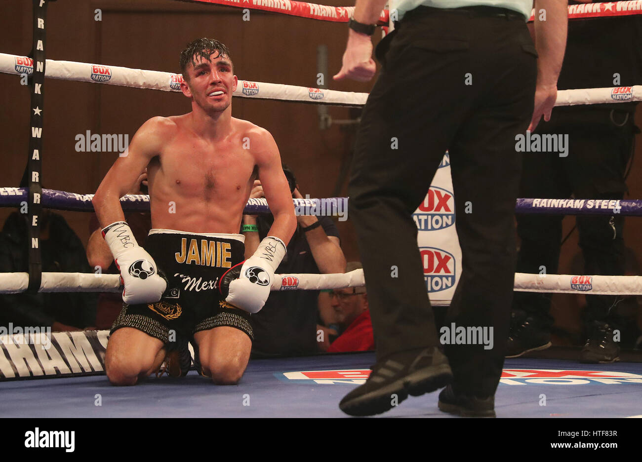 Jamie Conlan during the vacant WBC International Silver Super-flyweight ...