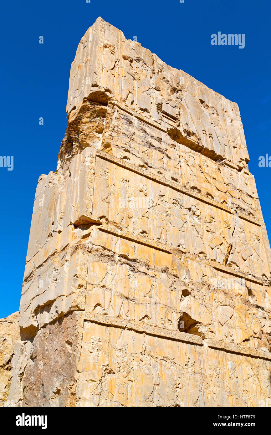 in iran persepolis the old ruins historical destination monuments and ...