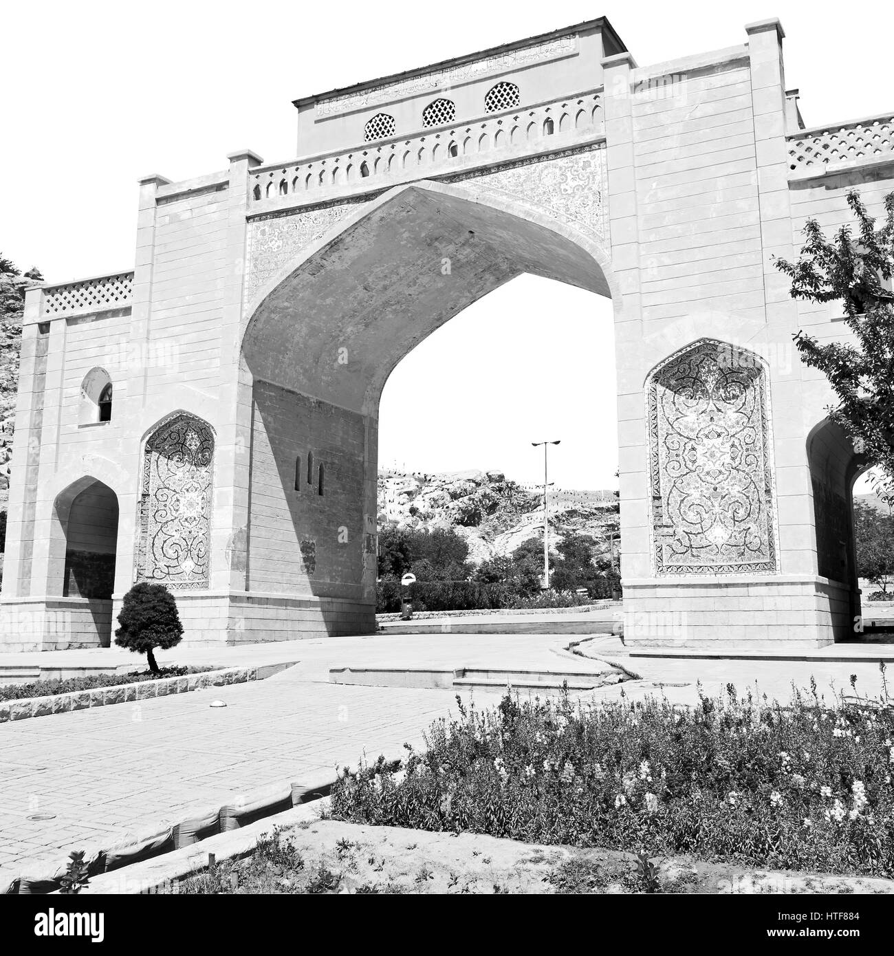 in iran shiraz the old gate arch historic entrance for the old city and ...