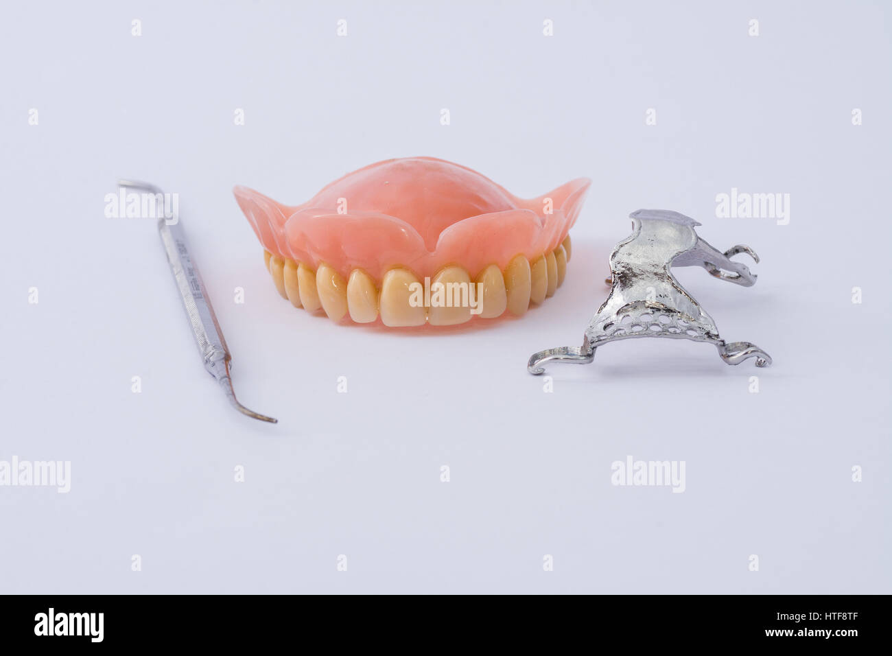 Dental prosthesis and instrumental Stock Photo - Alamy