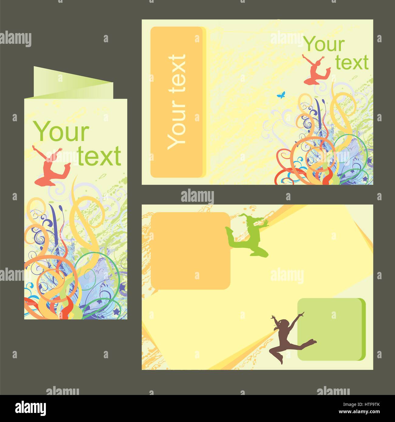 dance brochure design Stock Vector Image & Art - Alamy