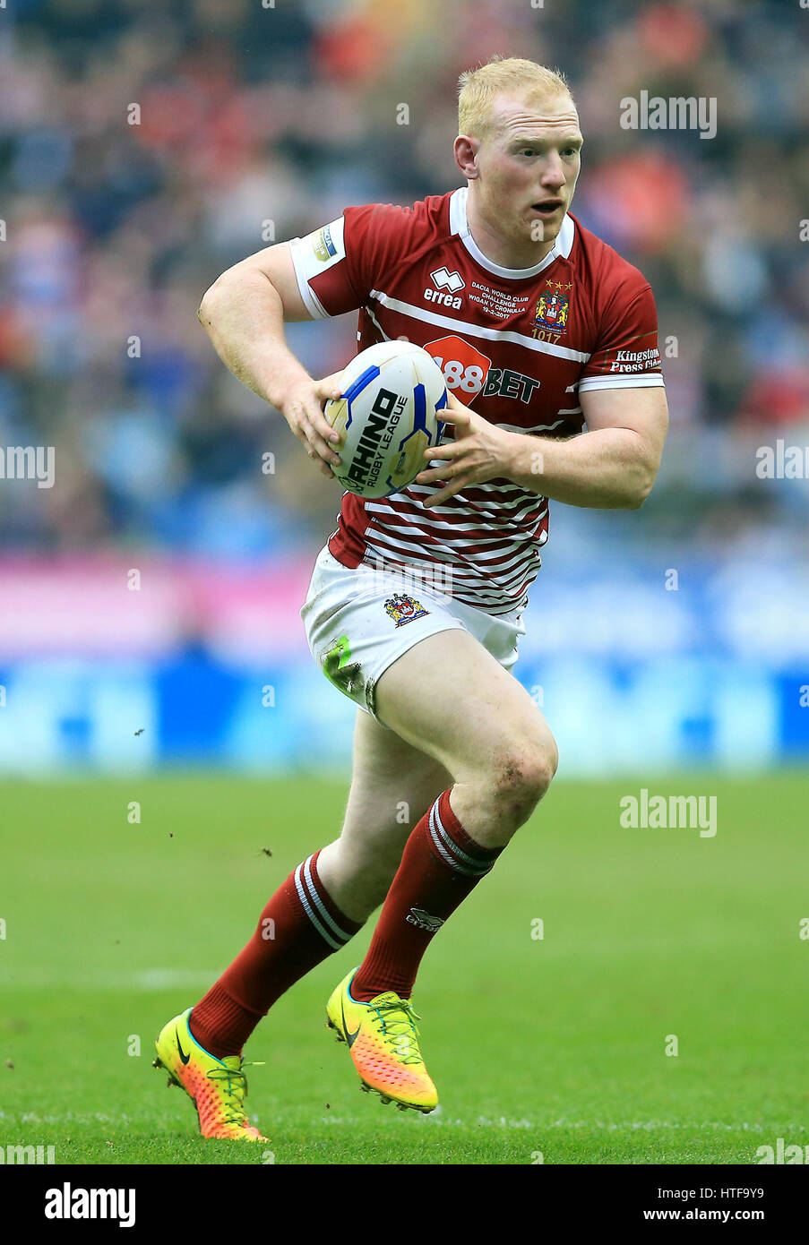 Liam Farrell, Wigan Warriors Stock Photo - Alamy