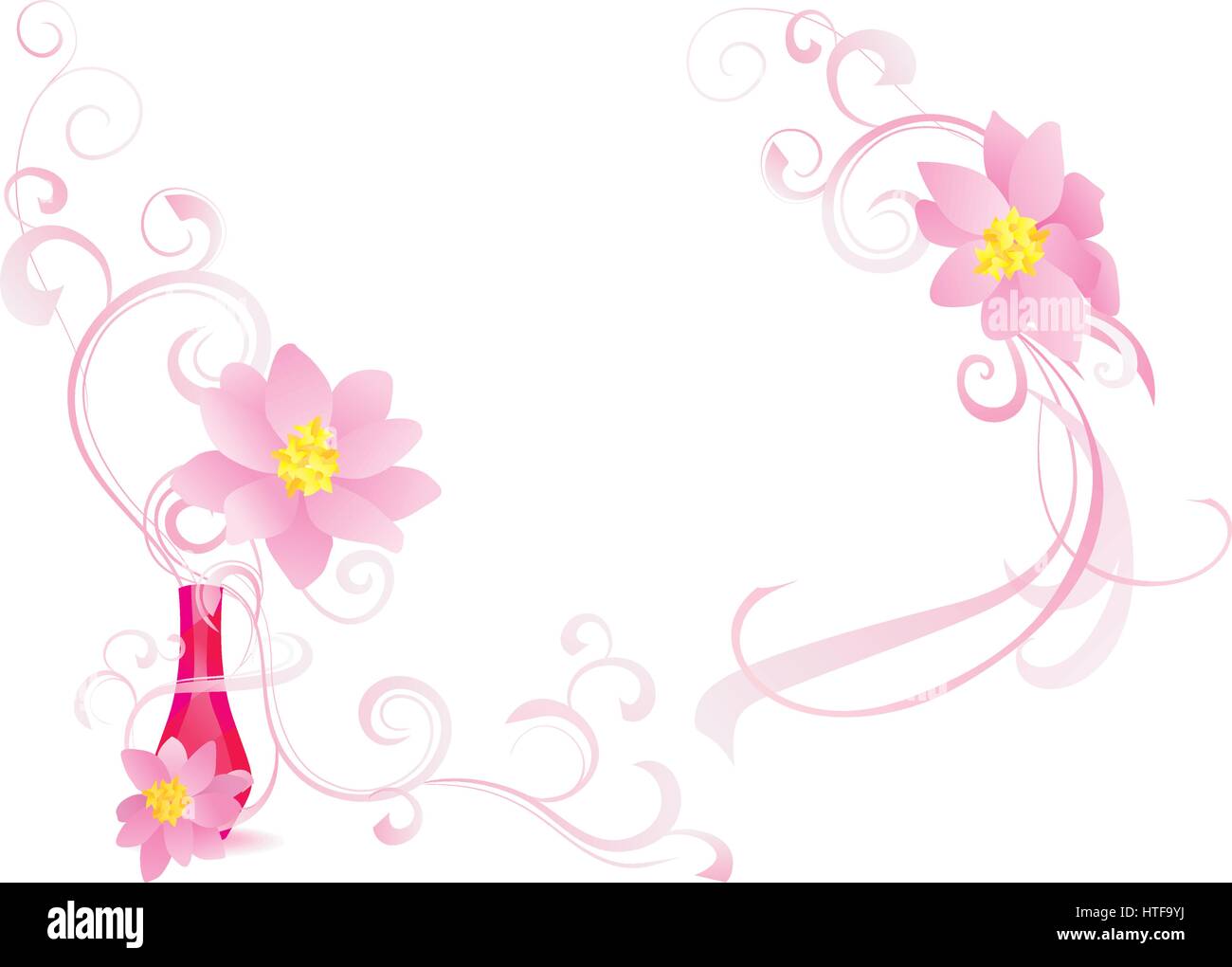 pink fragrance vector image Stock Vector Image & Art - Alamy