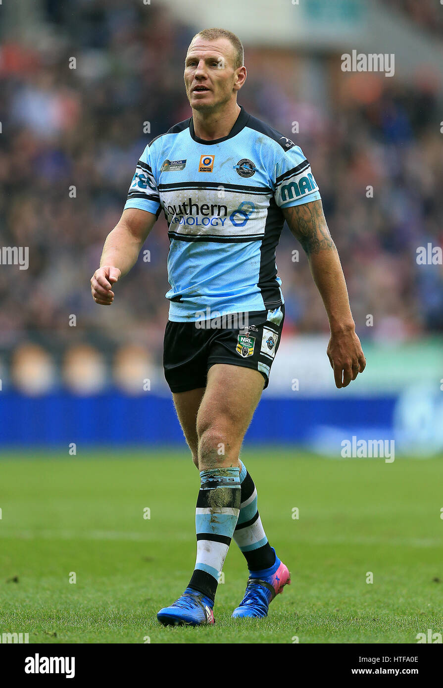 Luke Lewis, Cronulla-Sutherland Sharks Stock Photo - Alamy