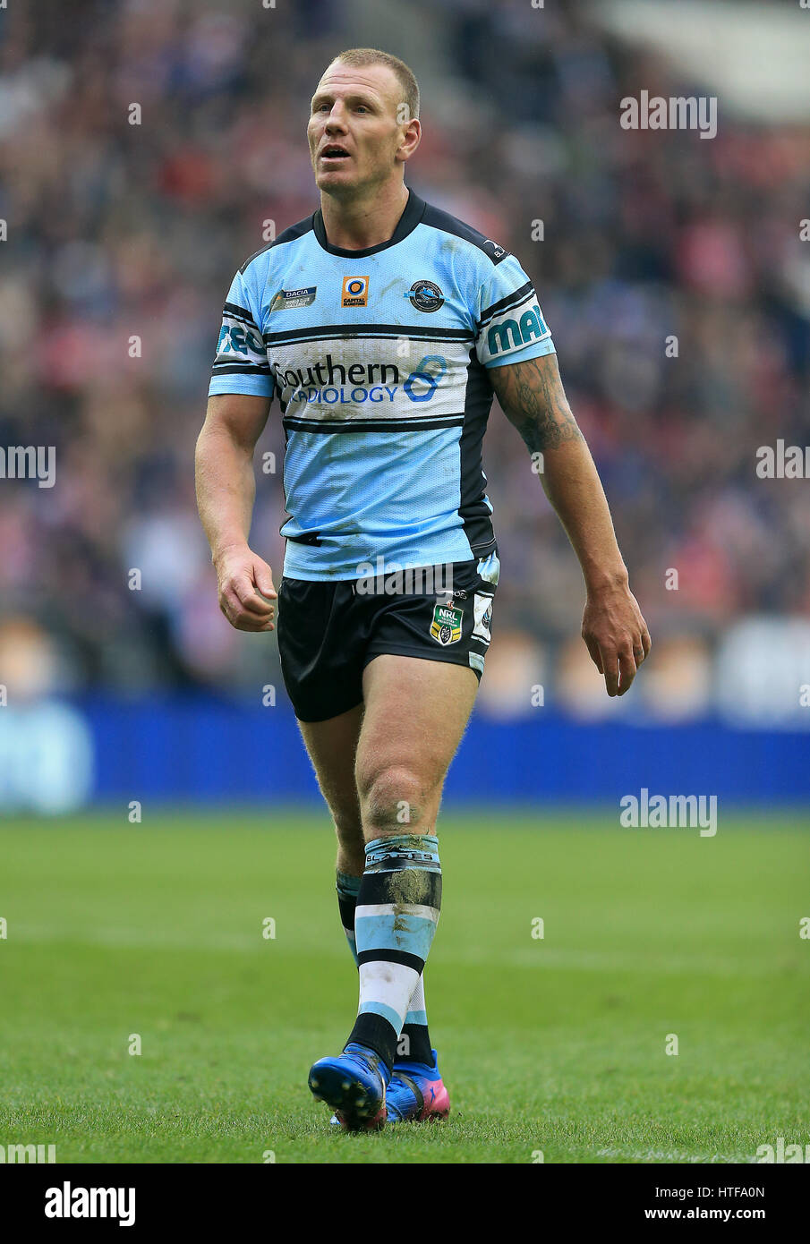 Luke Lewis, Cronulla-Sutherland Sharks Stock Photo - Alamy