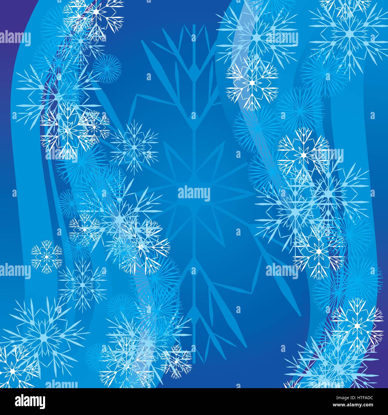 snowflakes abstract vector blue backdrop Stock Vector Image & Art - Alamy