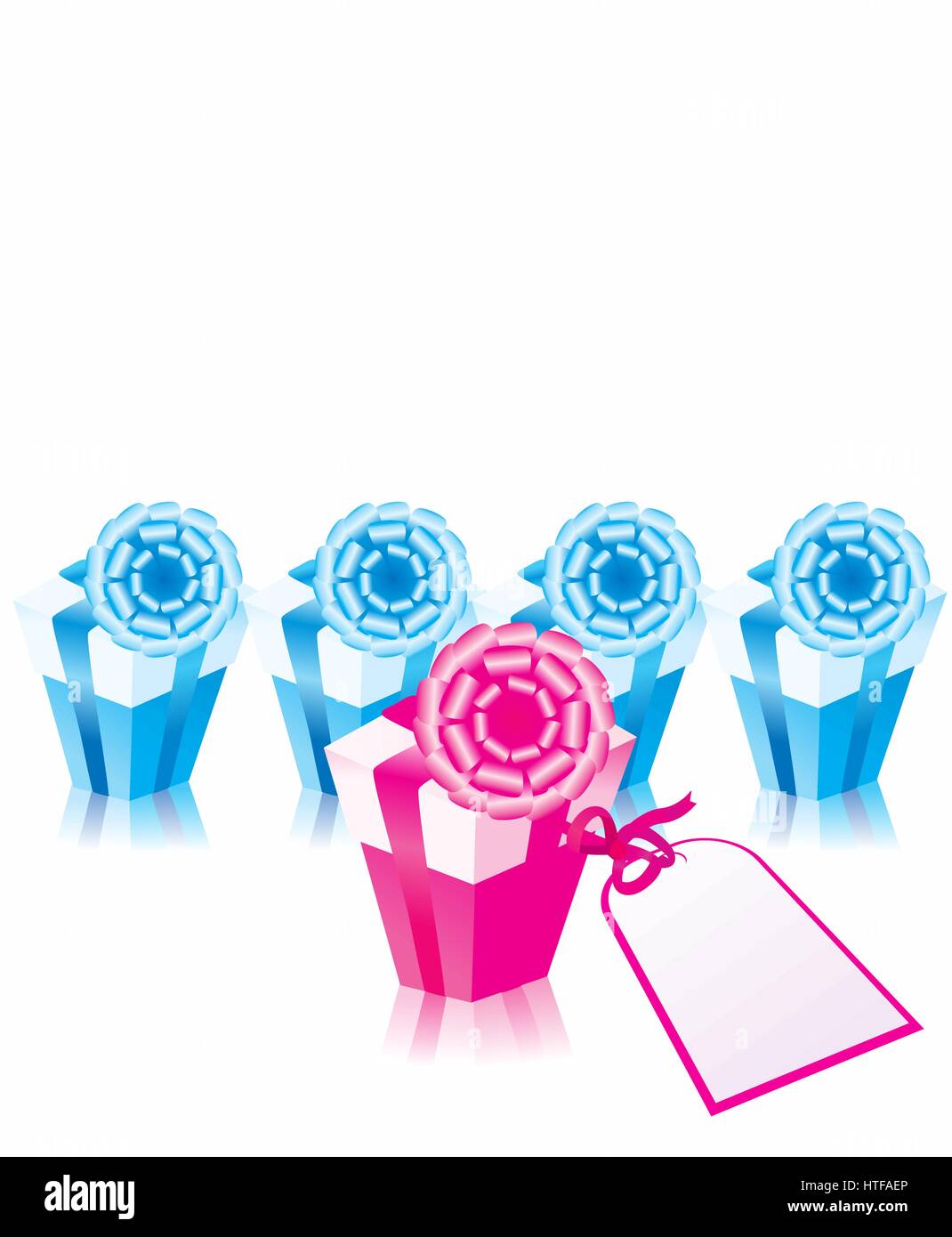 Gift boxes small white Stock Vector Images - Alamy