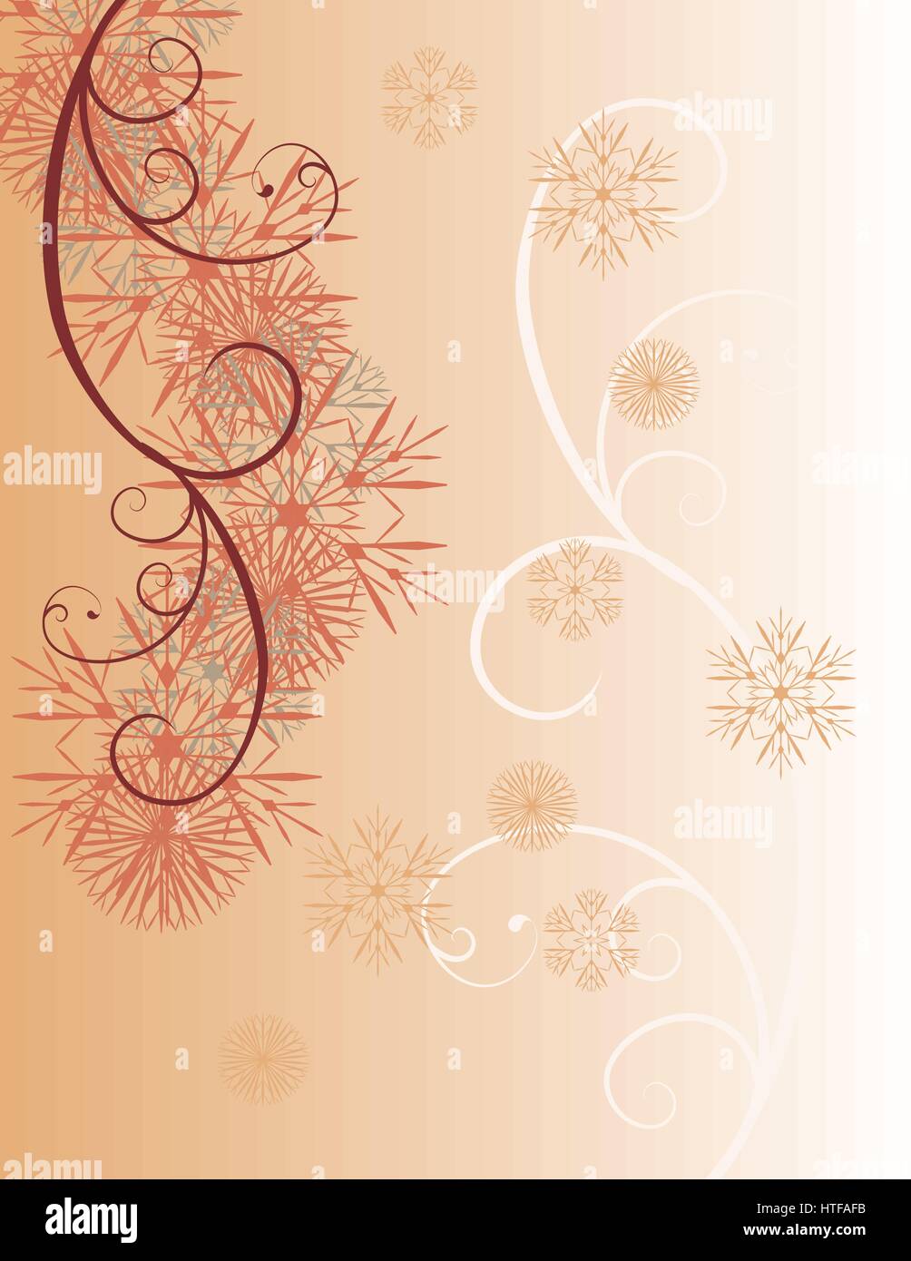 chocolate snowflakes vector Stock Vector Image & Art - Alamy