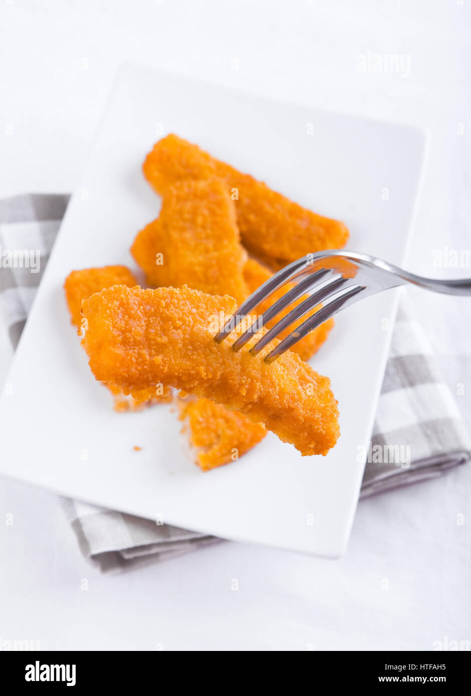 Fried fish sticks Stock Photo - Alamy