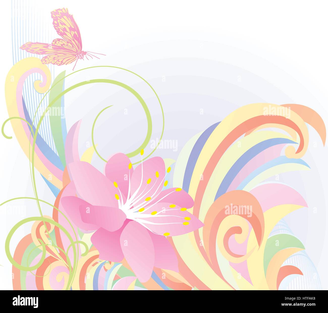 Abstract flower design Stock Vector Image & Art - Alamy