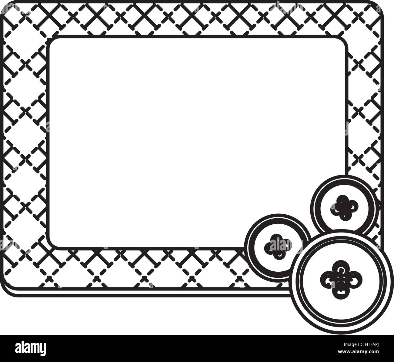 sticker figures square framework icon Stock Vector Image & Art - Alamy