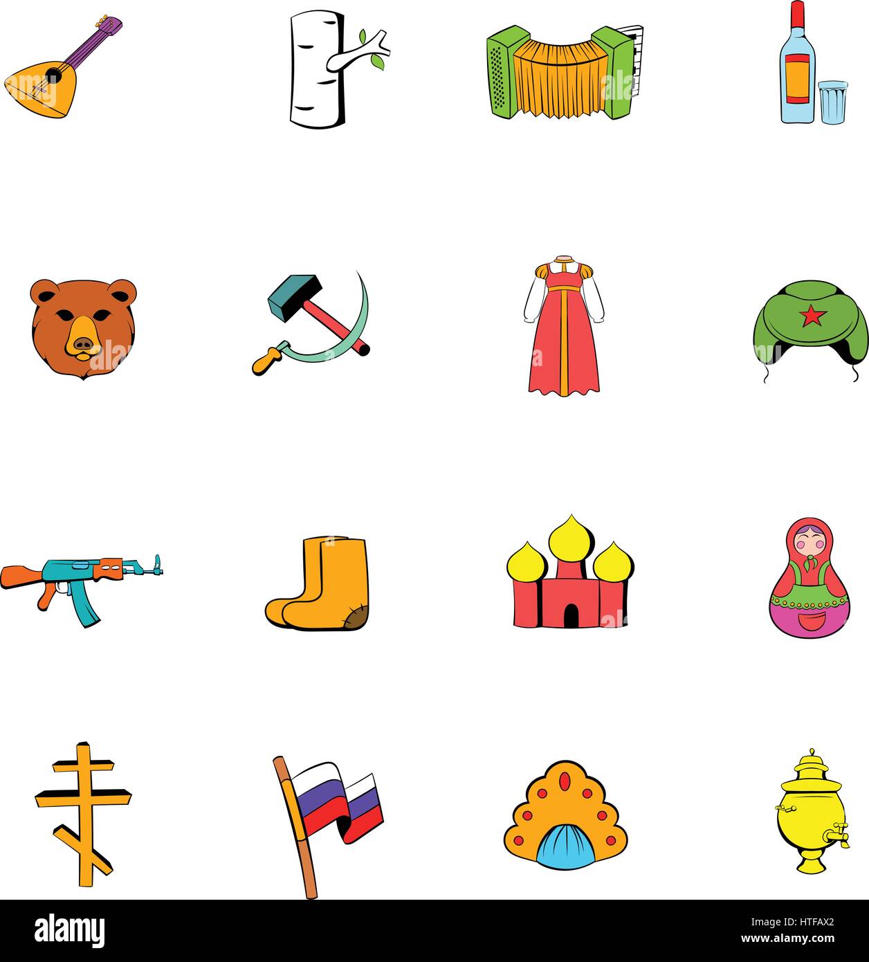 Religion symbol icons set cartoon hi-res stock photography and images ... Religion symbol icons set cartoon hi-res stock photography and images ...