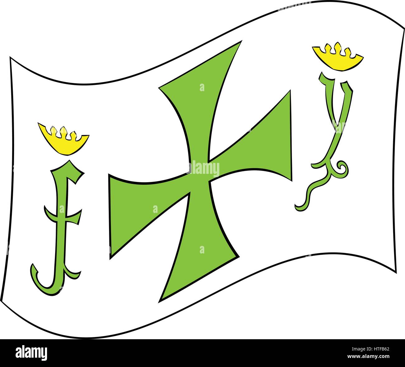 Columbus day symbol icon in icon in cartoon style isolated vector ...