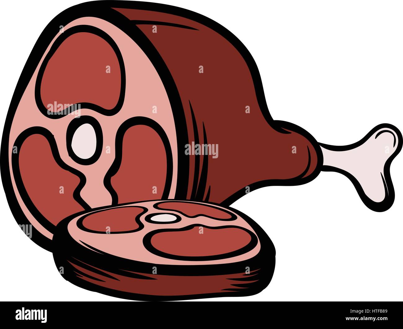 Gammon icon in cartoon style isolated vector illustration Stock Vector ...