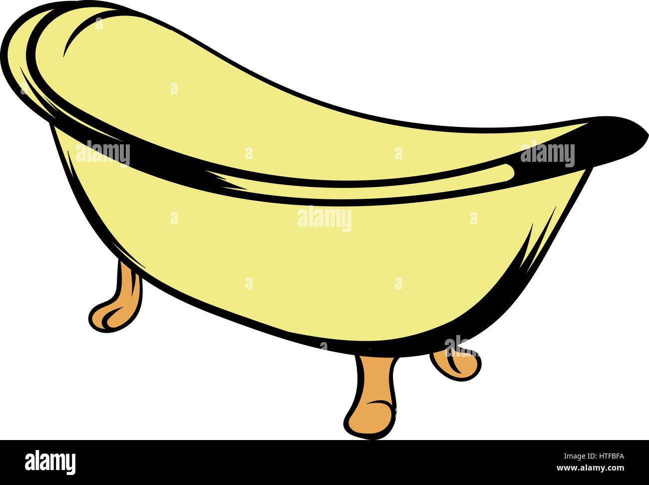 Bath icon in cartoon style isolated vector illustration Stock Vector ...