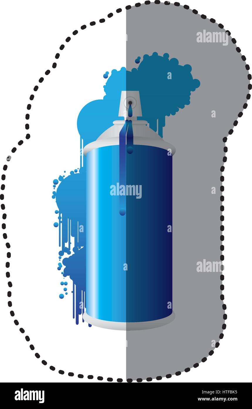 blue can aerosol sprays icon Stock Vector Image & Art - Alamy
