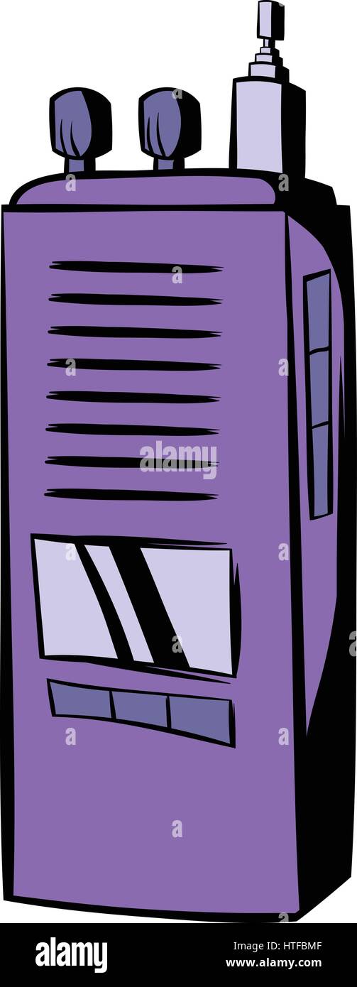 Radio icon in cartoon style isolated vector illustration Stock Vector ...