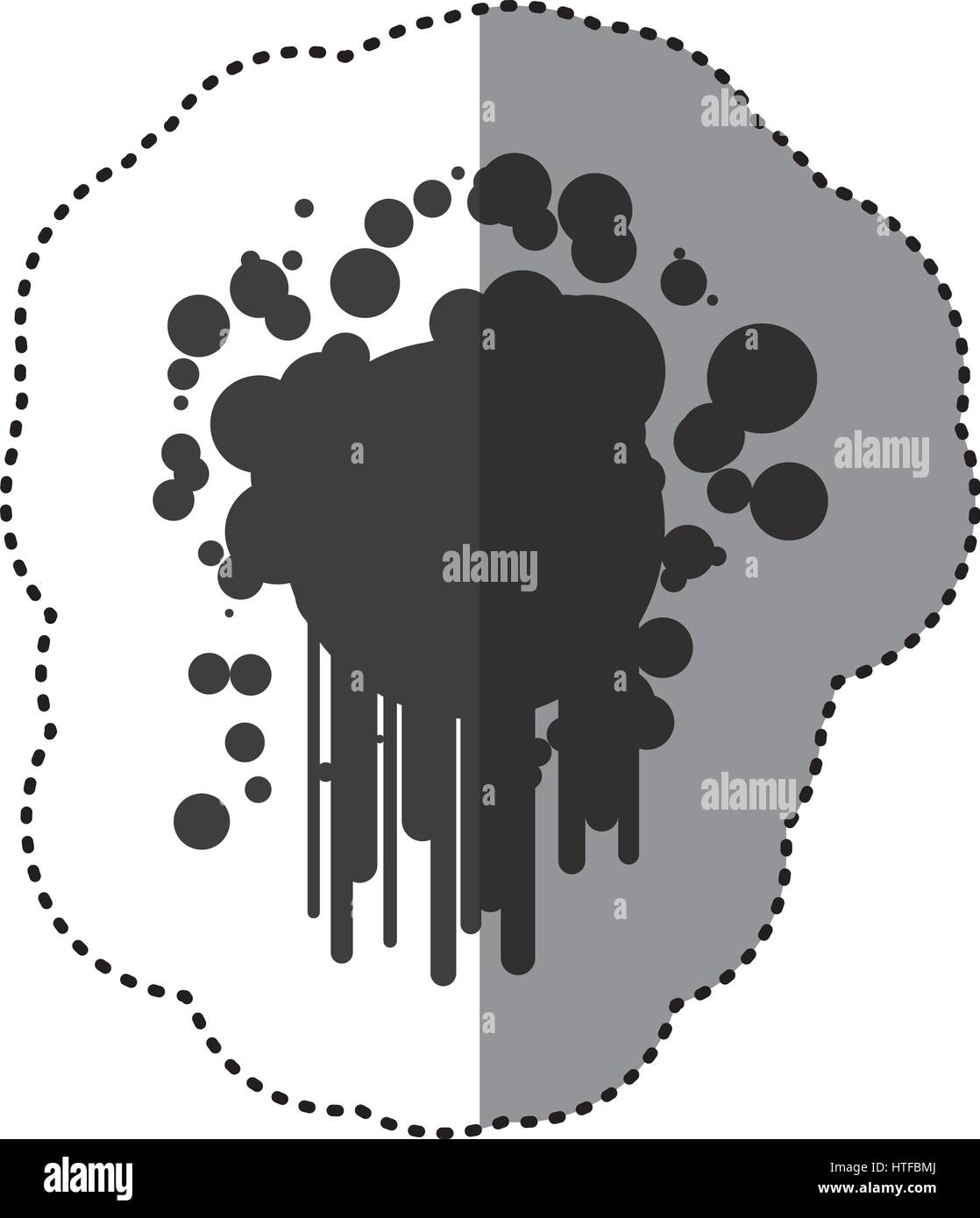 black paint stains icon Stock Vector Image & Art - Alamy