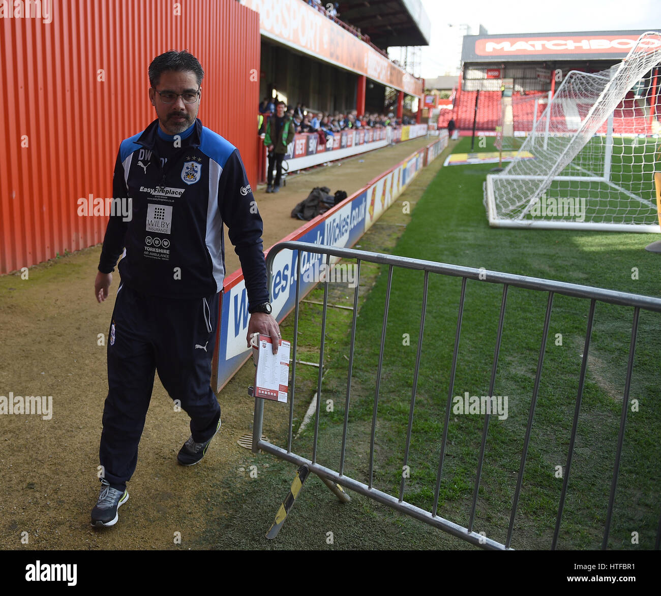 Huddersfield town manager david wagner prior hi-res stock photography ...