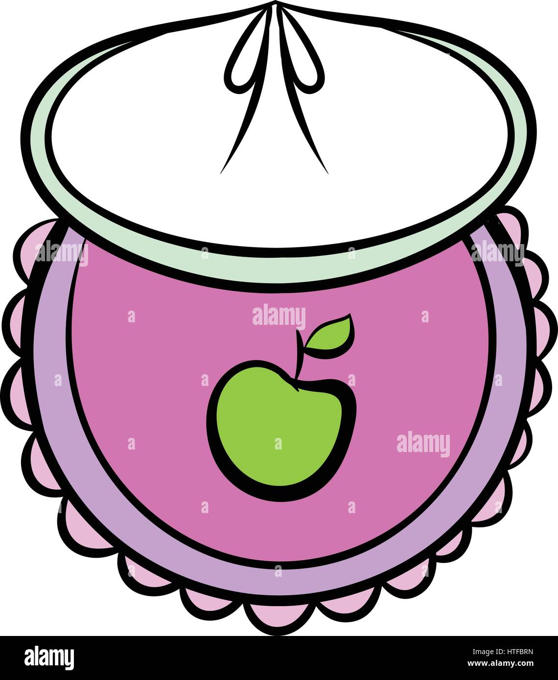 Baby bib icon cartoon Stock Vector Image & Art - Alamy