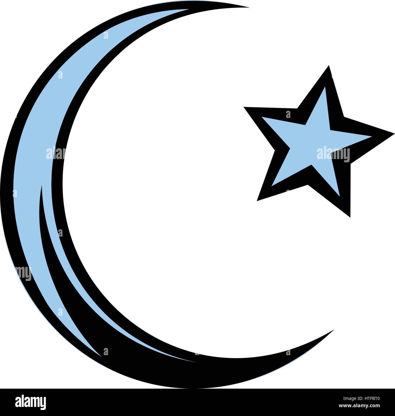 Muslim symbol icon cartoon Stock Vector Image & Art - Alamy