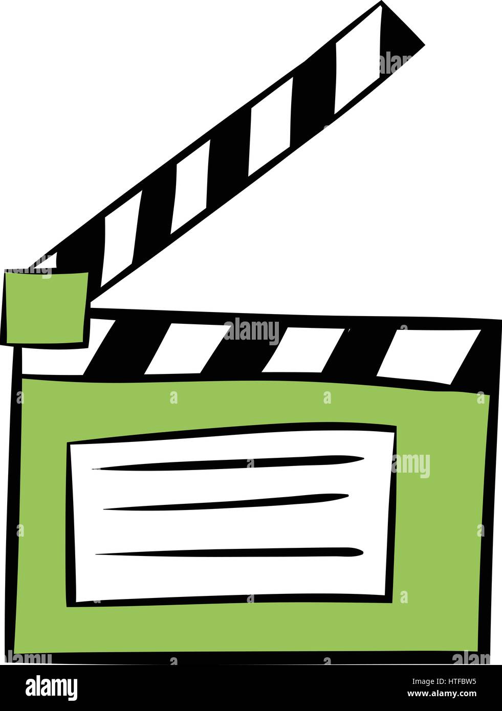 Movie clapper icon cartoon Stock Vector Image & Art - Alamy