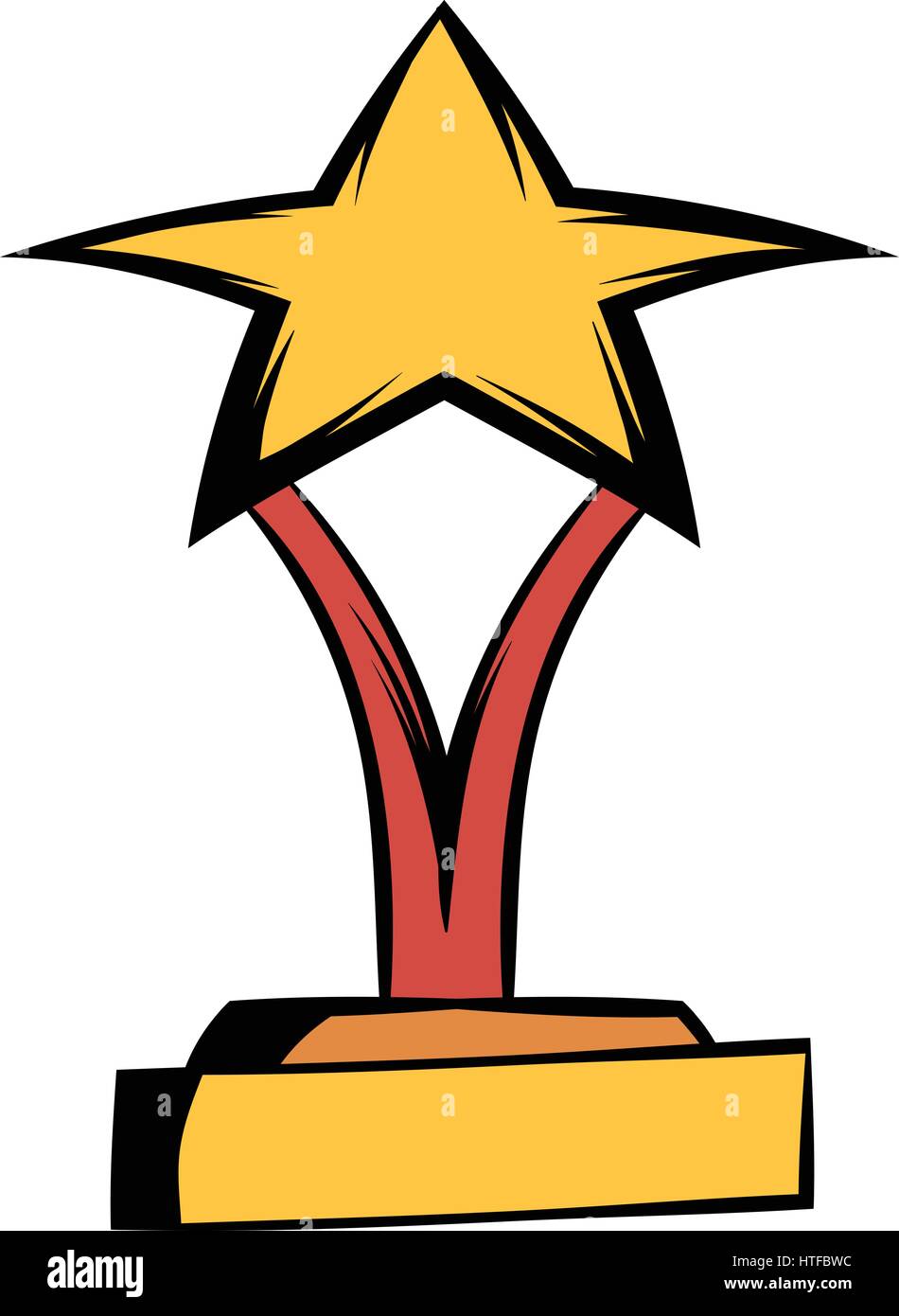 Star award icon cartoon Stock Vector Image & Art - Alamy