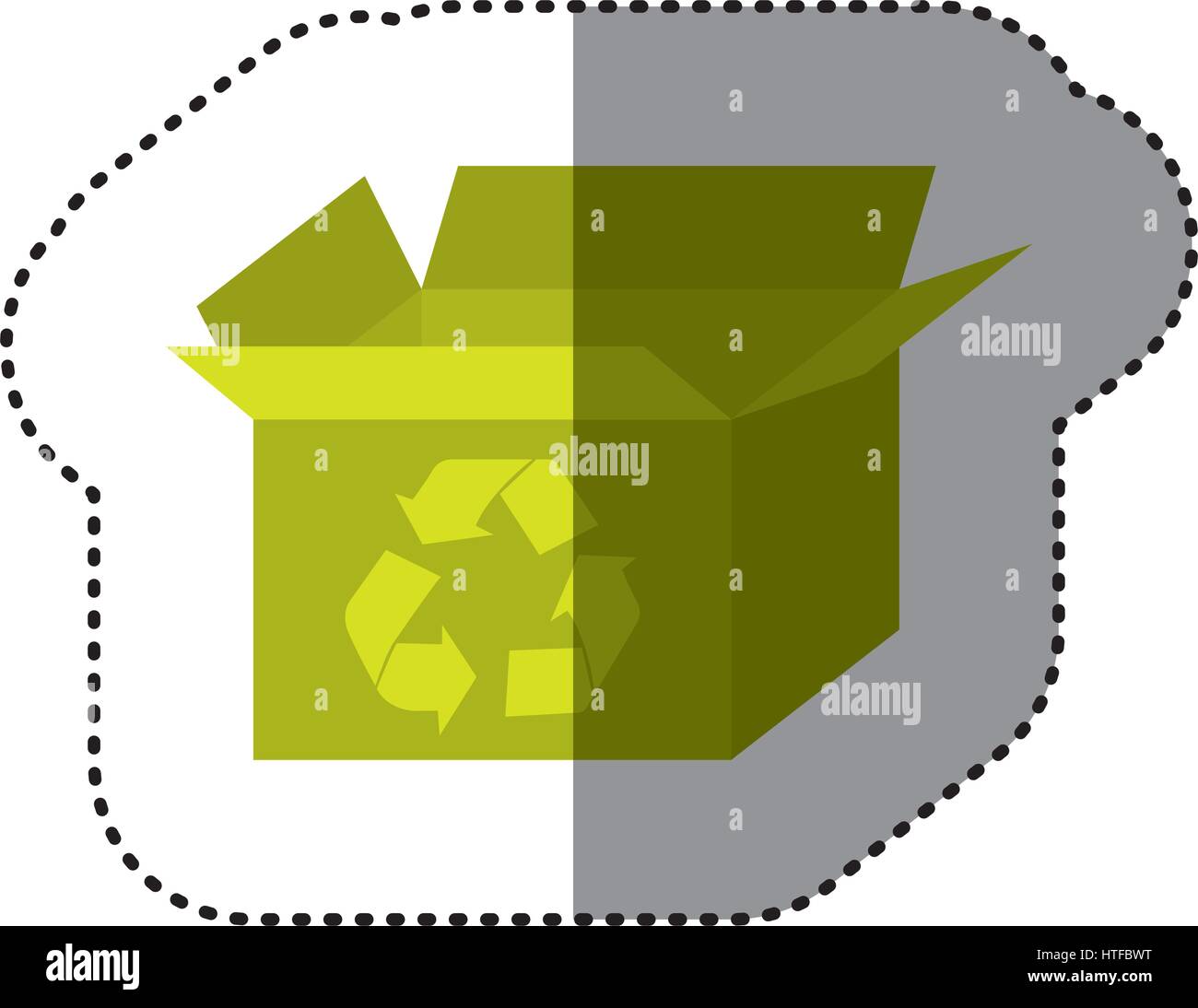 Reuse shipping container Stock Vector Images - Alamy