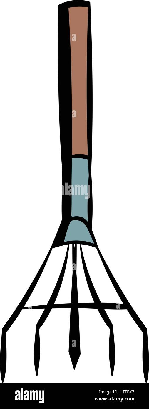 Pitchfork icon cartoon Stock Vector Image & Art - Alamy