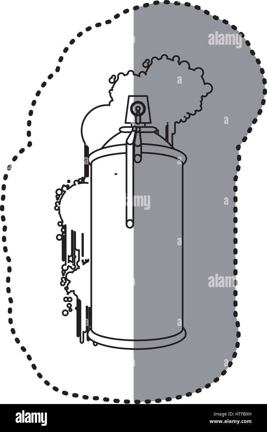 contour can aerosol sprays icon Stock Vector Image & Art - Alamy